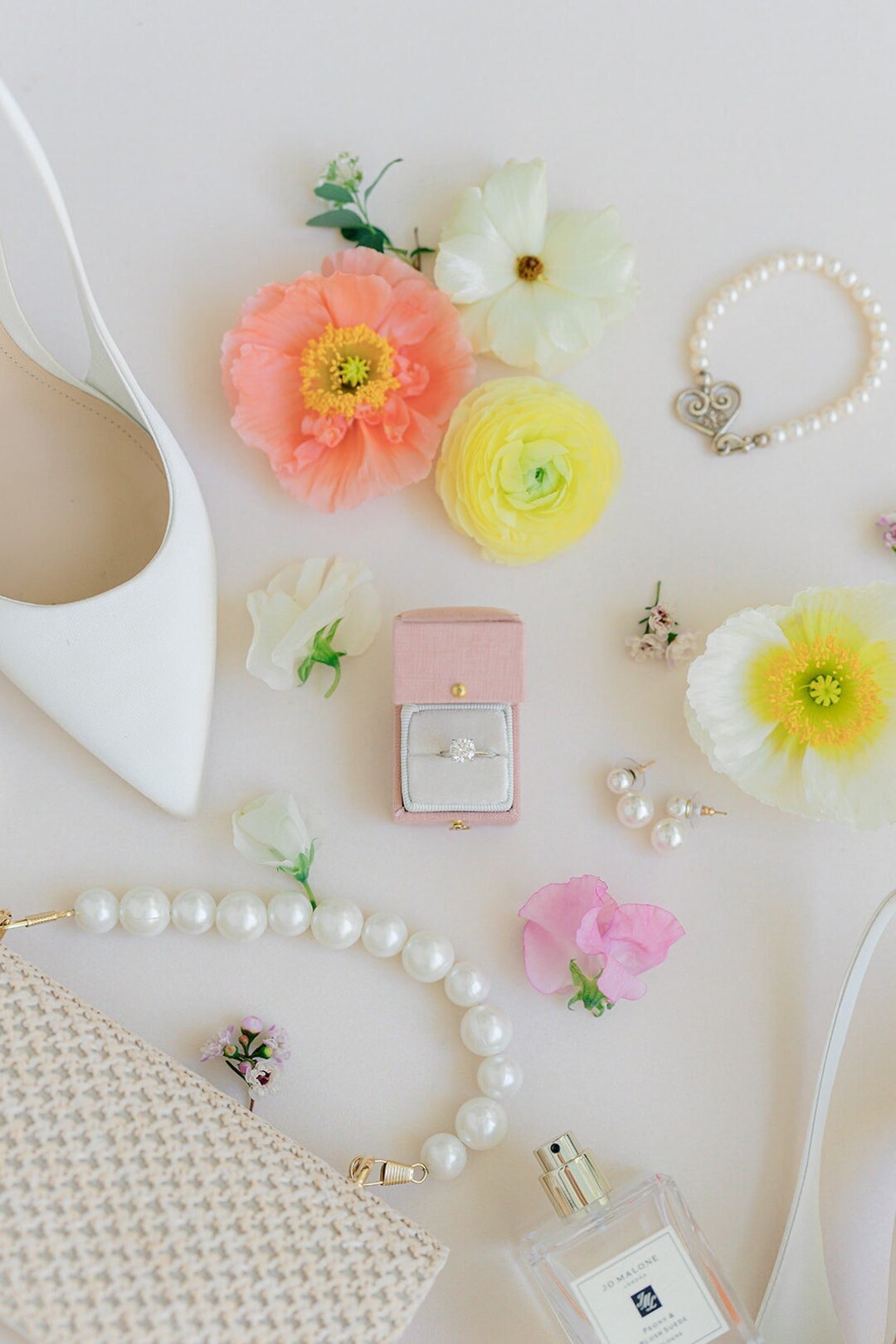 Georgian Square Ring Box, 1 or 2 Slot, Linen & Velvet Vintage Style ...