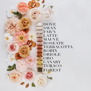 Swan White Frayed Edge Silk Ribbon With Wooden Spool Flat Lay Styling ...