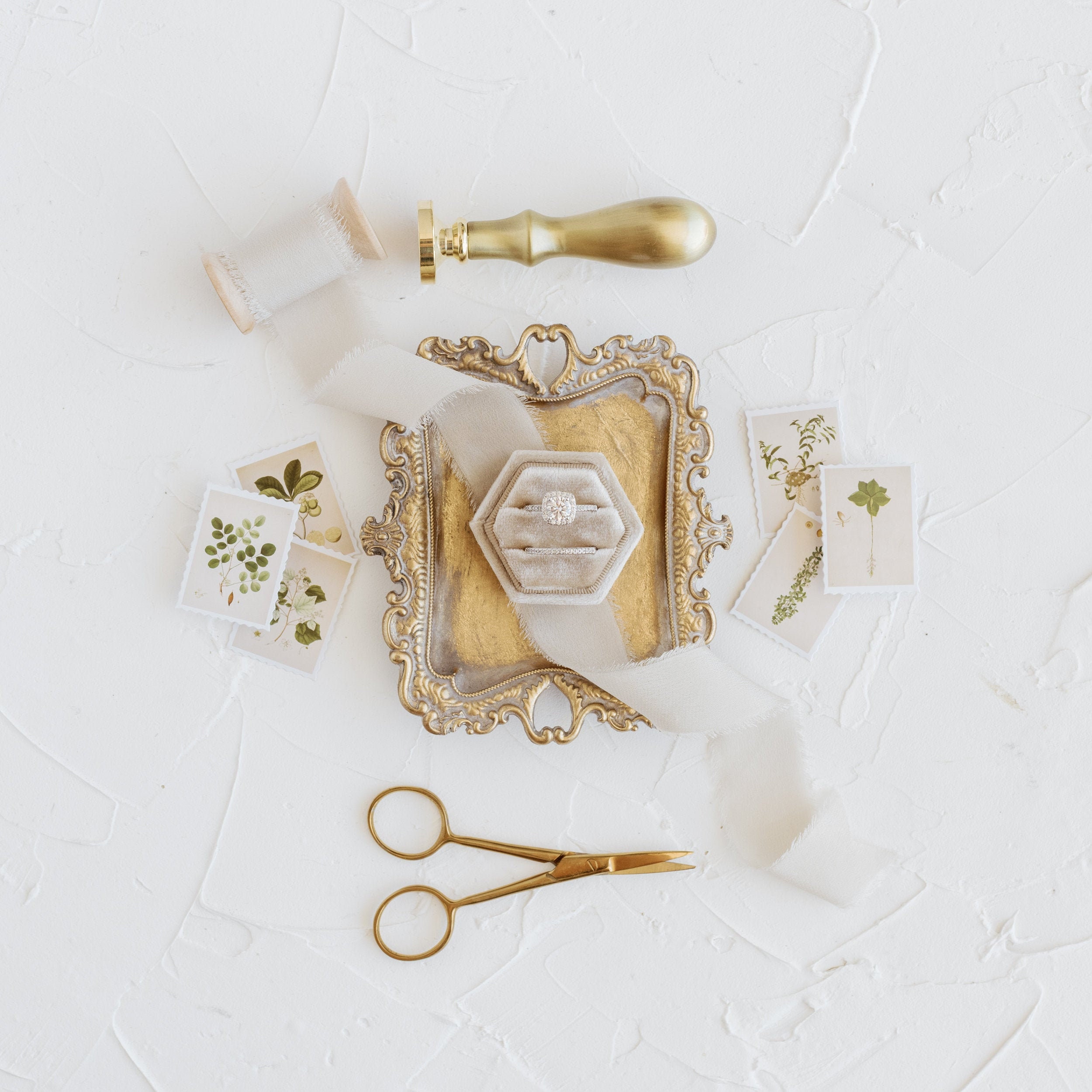 Flat Lay Styling Kit for Photographers Props Fawn Tan Velvet - Etsy