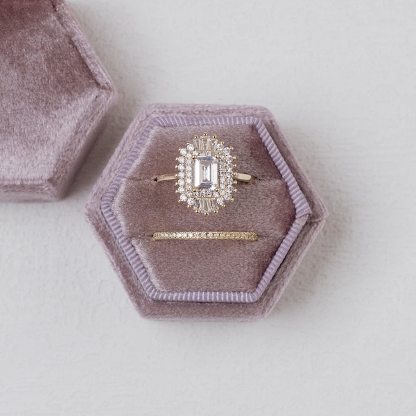 Purple Wedding Ring - Etsy