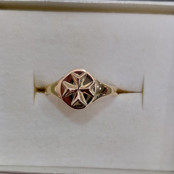 Maltese Cross Ring - Etsy