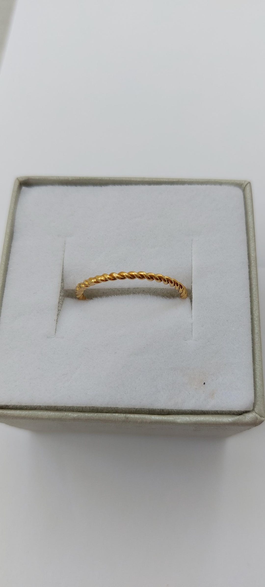 9K 9CT Yellow Gold Ring Wire Keepers All Sizes Made in Malta - Etsy