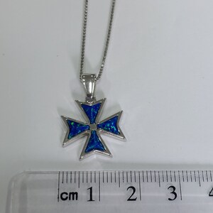 New Silver 925 Solid Maltese Malta Knight Sovereign Templar Cross ...