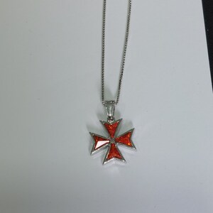 New Silver 925 Solid Maltese Malta Knight Sovereign Templar Cross ...