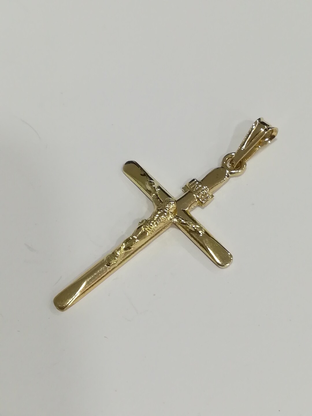 18k 18ct Holy Cross Crucifix Jesus Inri SOLID 3 Sizes - Etsy