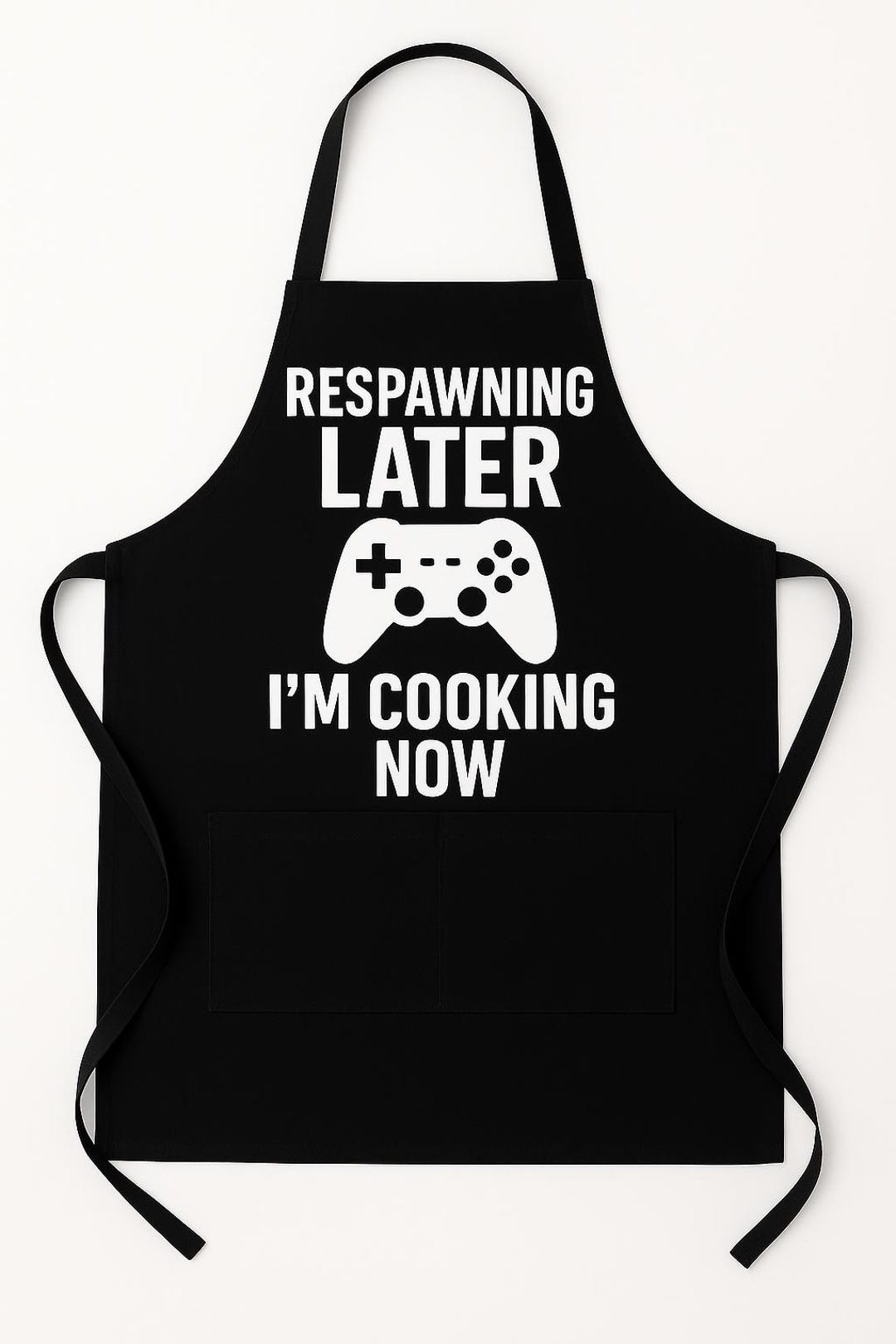 Respawning Later Apron – Gamer Cooking Apron – Funny Kitchen Gift ...