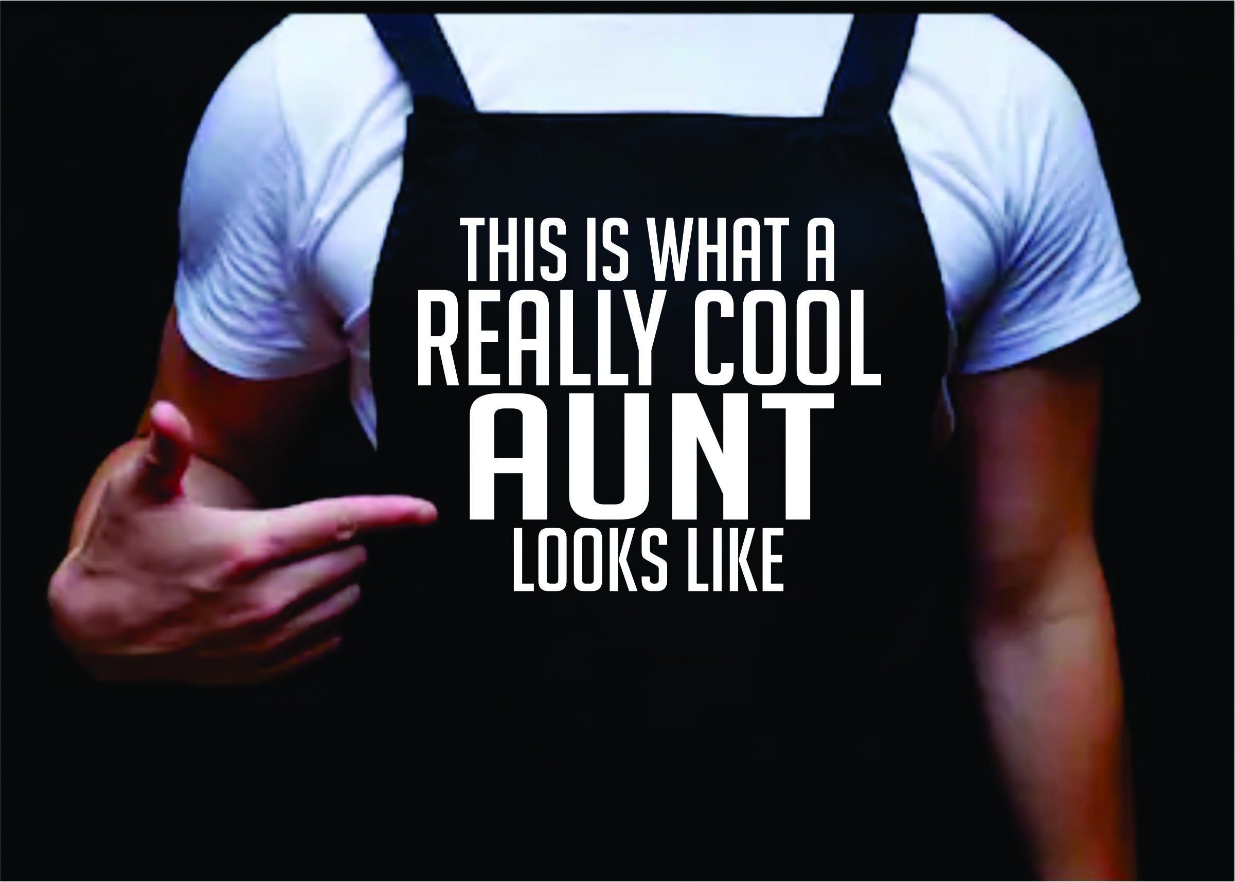 This Is What A Really Cool Aunt Looks Like Ladies Apron | Etsy