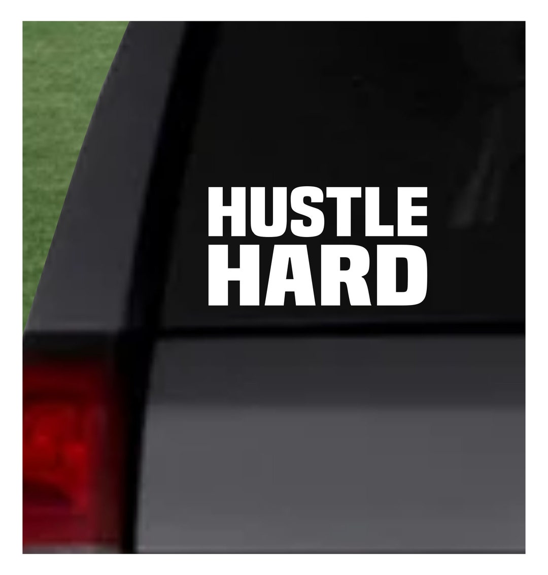 Hustle Hard Vz 1 Car Decal Truck Decal Wall Decal Windshield Sticker ...