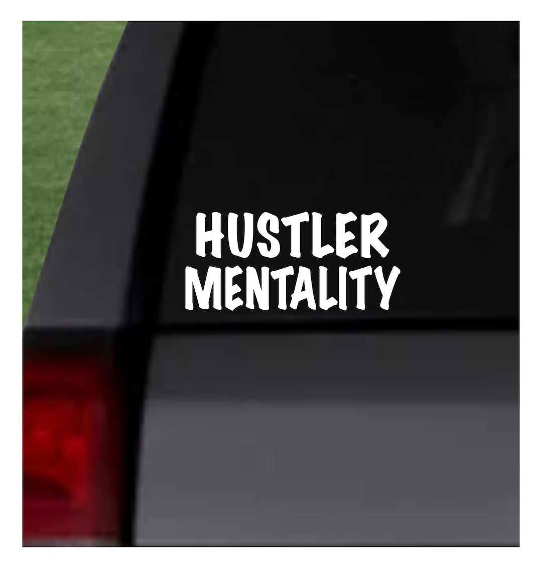 Hustler Mentality Vz 1 Car Decal Truck Decal Wall Decal Windshield ...