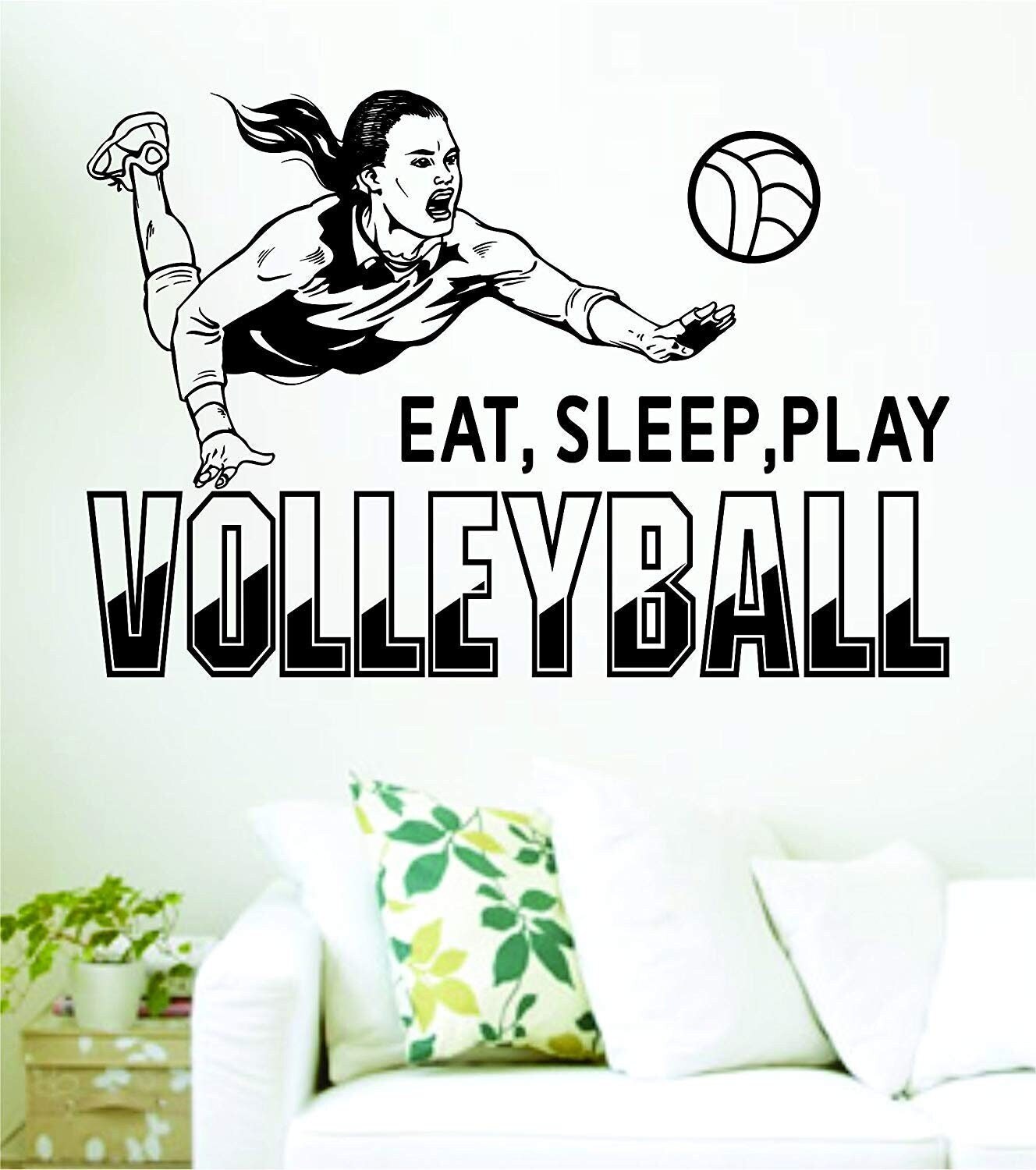 Volleyball Decals - Etsy