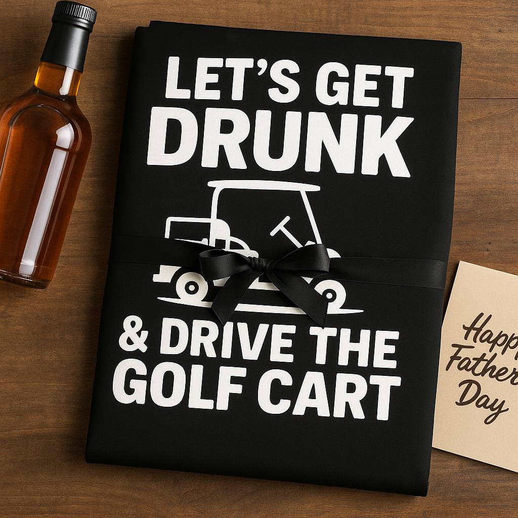 Let’s Get Drunk & Drive the Golf Cart Apron | Funny Golf Gift ...
