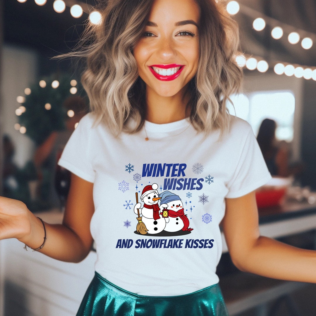 Winter Festive Tee T-shirt Fun Holiday Shirt Gift or Fun to - Etsy