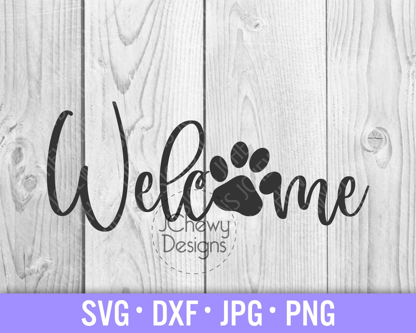Welcome Pawprint SVG Welcome Dog Mat Svg Pawprint Welcome - Etsy
