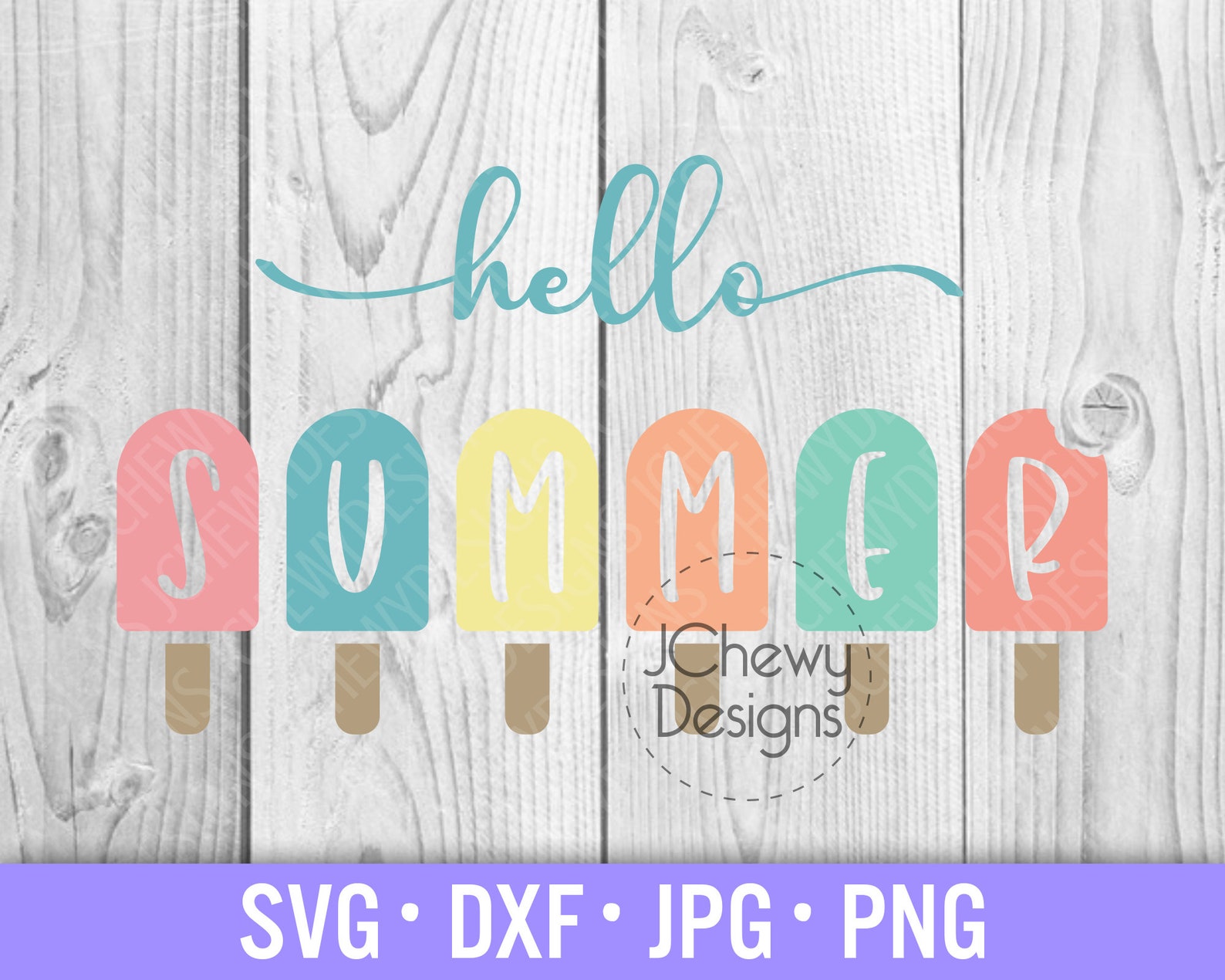 Hello Summer SVG Popsicle Svg Summer Svg Popsicles Svg - Etsy