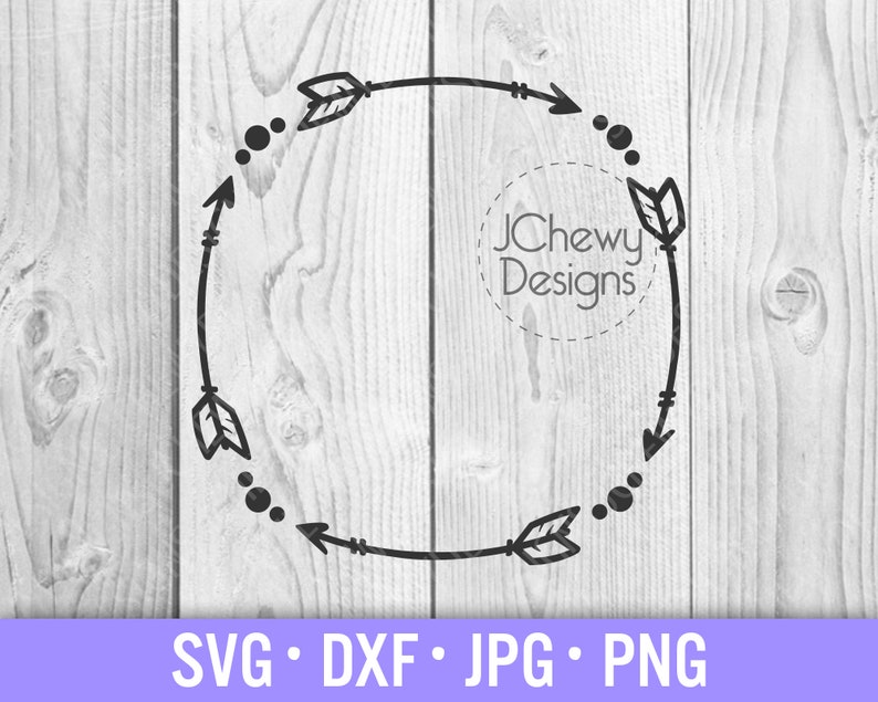 Arrows Monogram SVG Hand Drawn Arrows Svg Monogram Border - Etsy