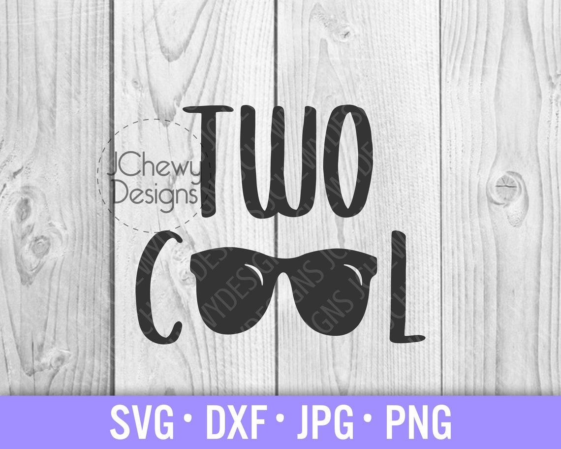 2nd Birthday SVG - Two Cool Svg - Birthday Svg - Second Birthday Svg ...