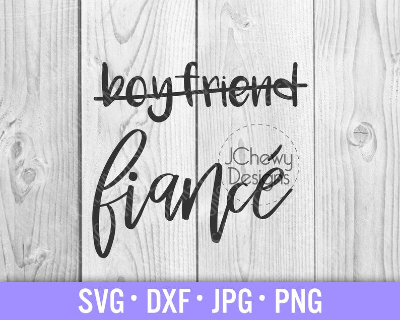 Fiance SVG - Fiancee Svg - Boyfriend Fiance Svg - Engaged Svg - Svg ...