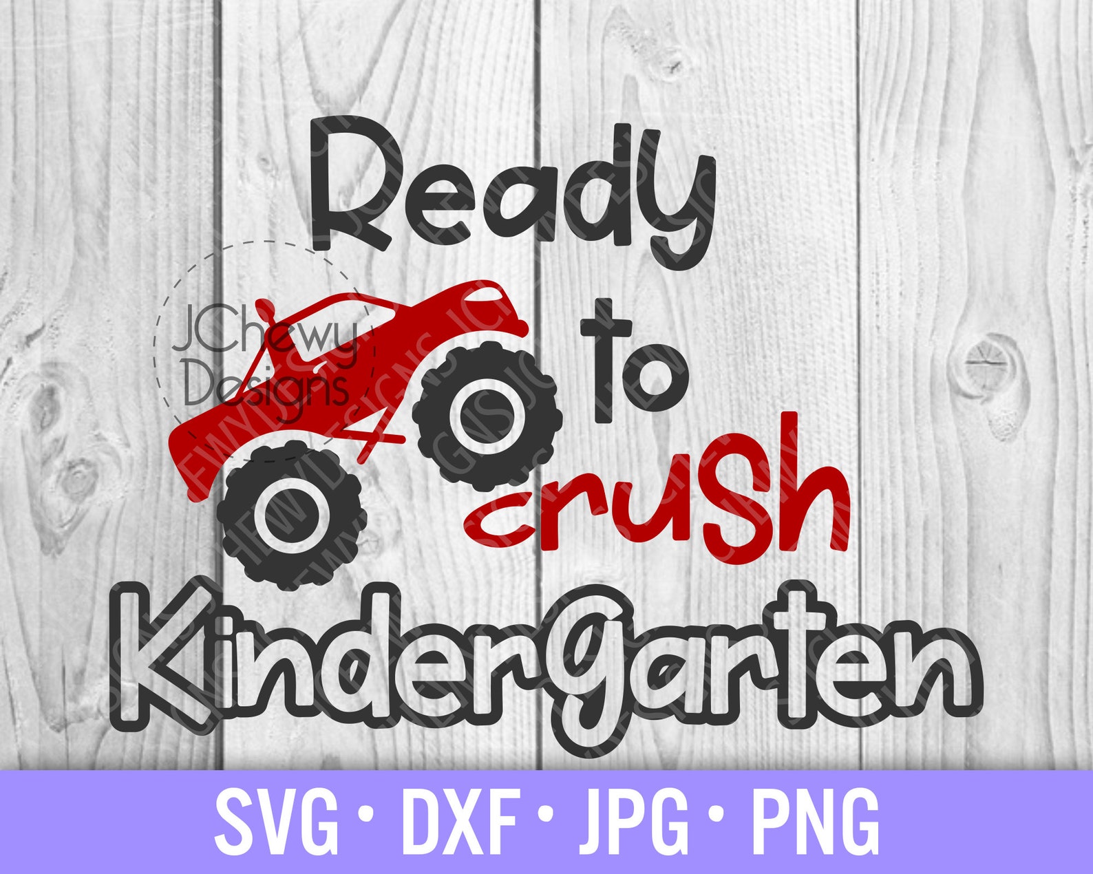 Ready to Crush Kindergarten SVG Back to School Svg - Etsy