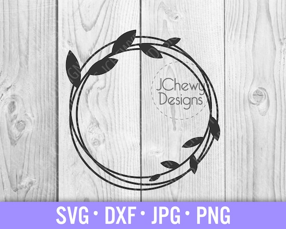 Leaf Circle SVG Hand Drawn Leaves Svg Leaf Wreath Svg - Etsy Australia
