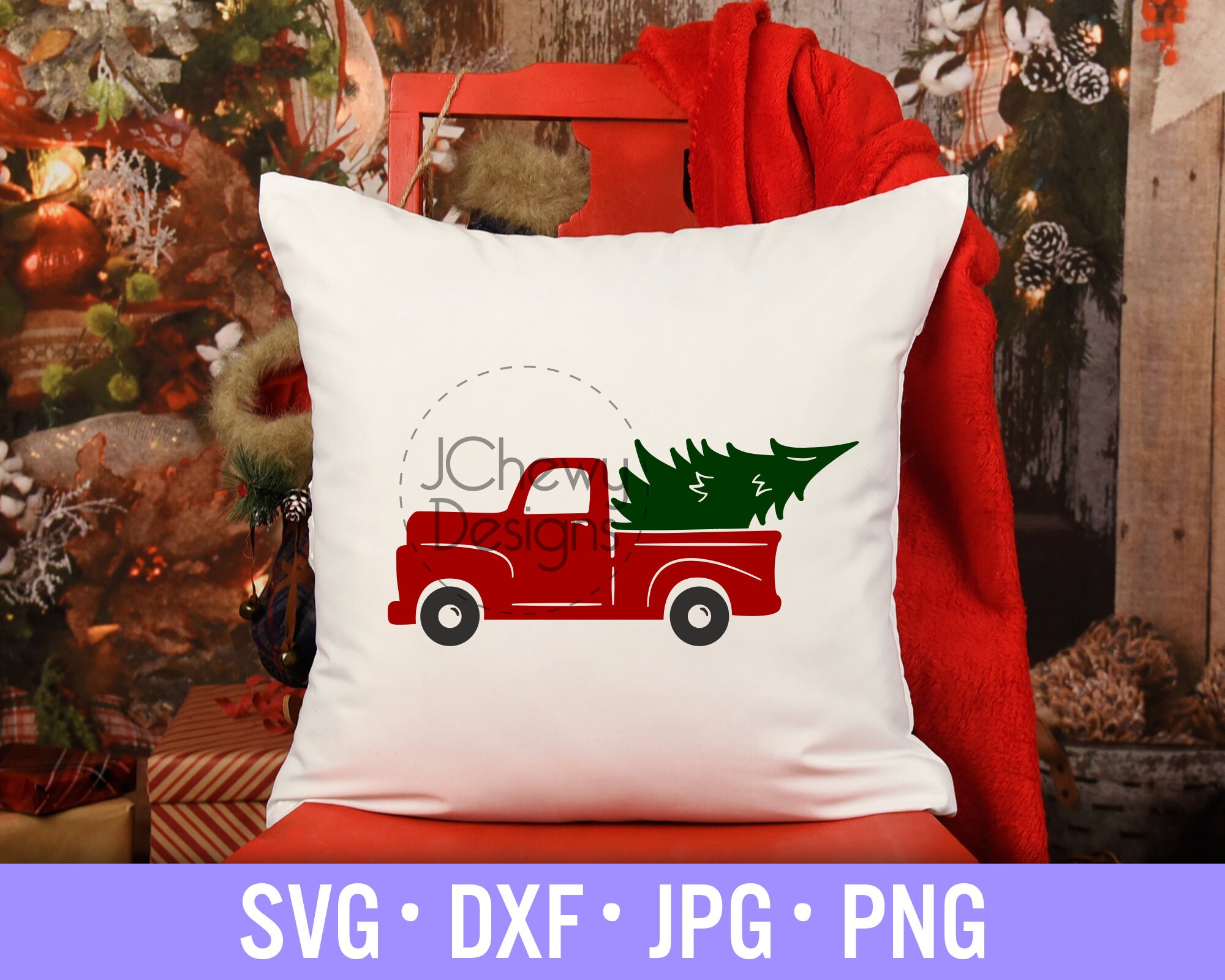 Christmas Tree Truck SVG Christmas Truck Svg Tree Truck | Etsy