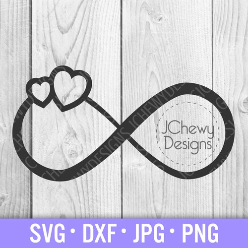 Infinity Loop Hearts SVG Infinity Loop Svg Endless Love - Etsy