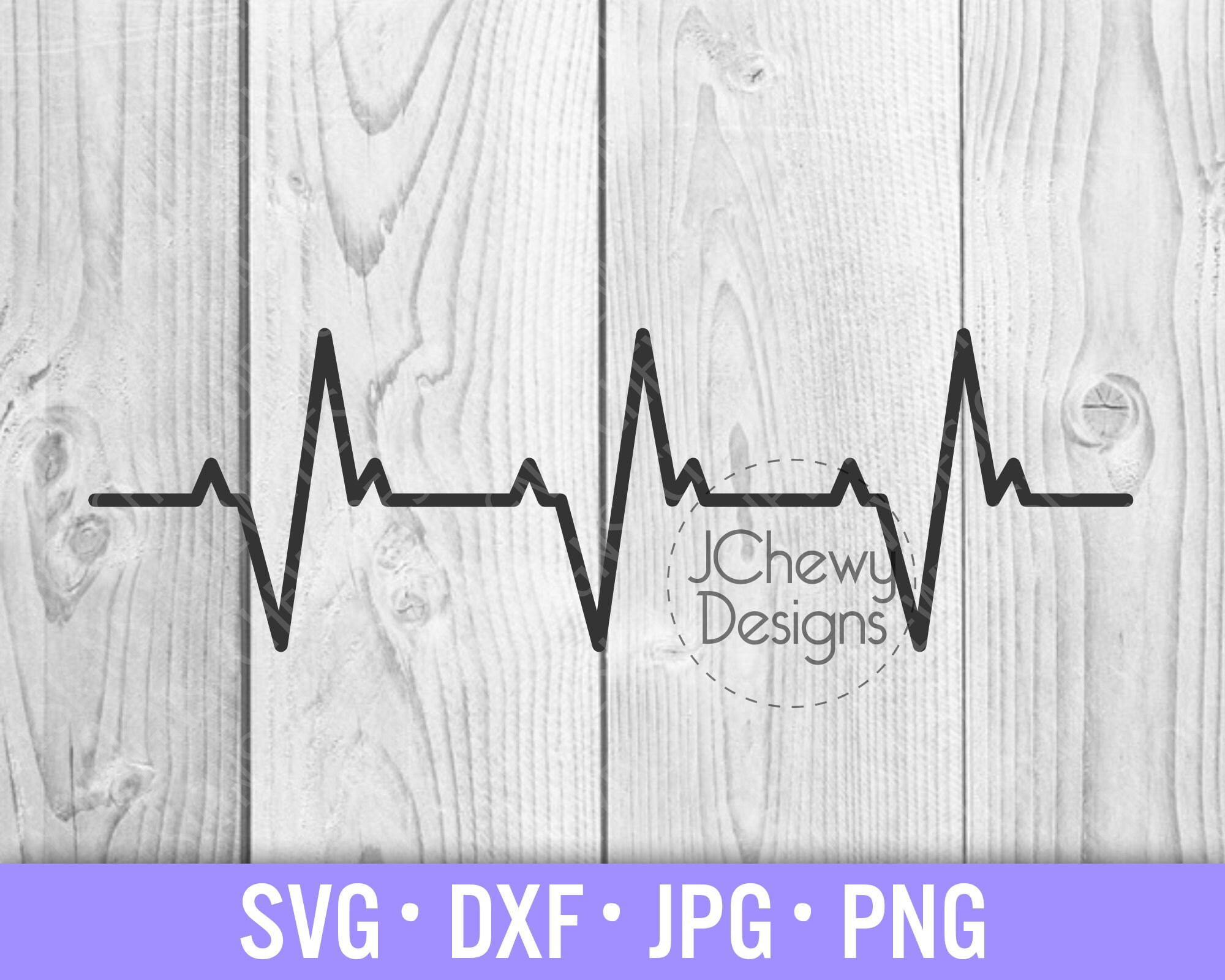 Heartbeat SVG EKG svg Pulse svg Cardio svg Svg Dxf - Etsy México