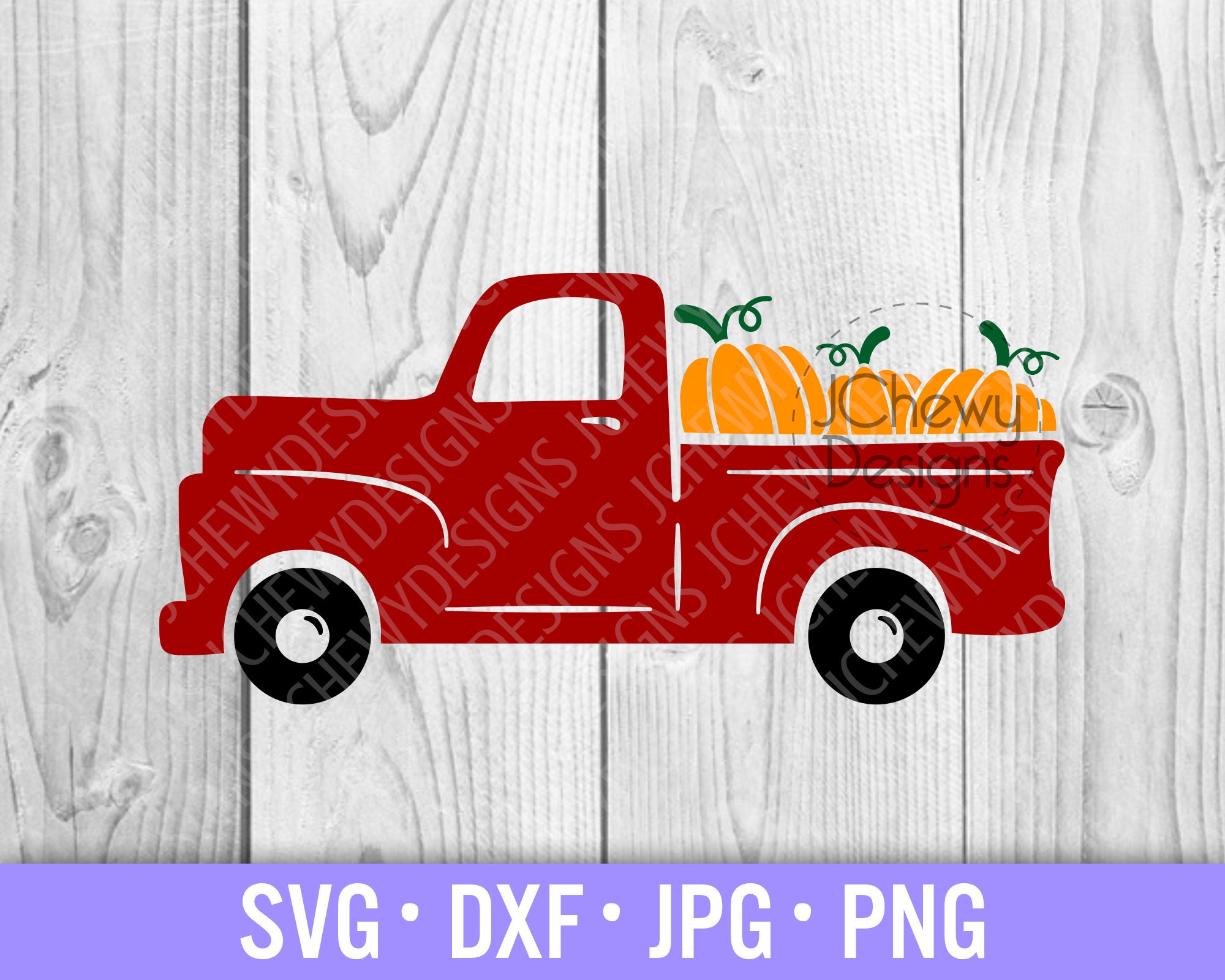 Pumpkin Truck SVG Fall Truck Svg Vintage Truck Svg - Etsy