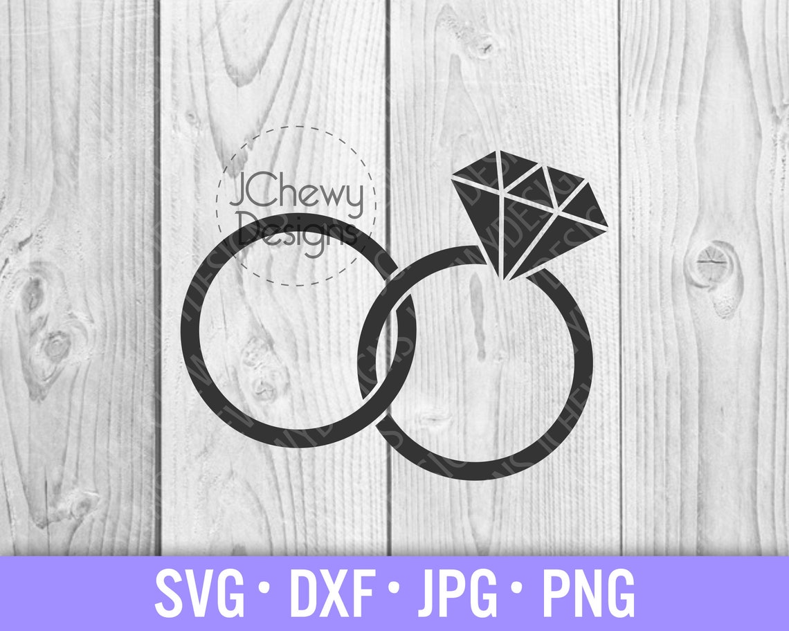 Wedding Rings SVG - Wedding Bands Svg - Wedding Svg - Bride Svg - Svg ...