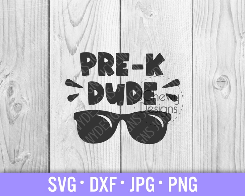 Pre-k Dude SVG Back to School Svg Preschool Svg Ready to - Etsy