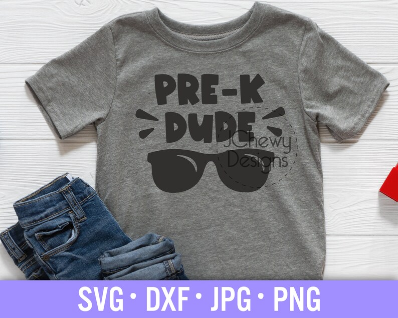 Pre-k Dude SVG Back to School Svg Preschool Svg Ready to - Etsy