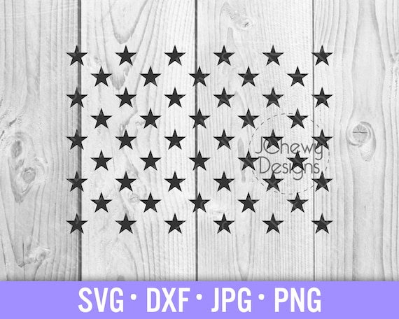 50 Stars SVG American Flag Svg 50 States Svg USA Svg | Etsy