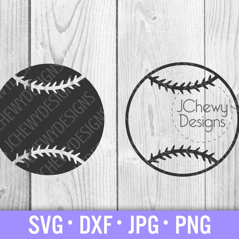 Baseball Outline Svg - Etsy