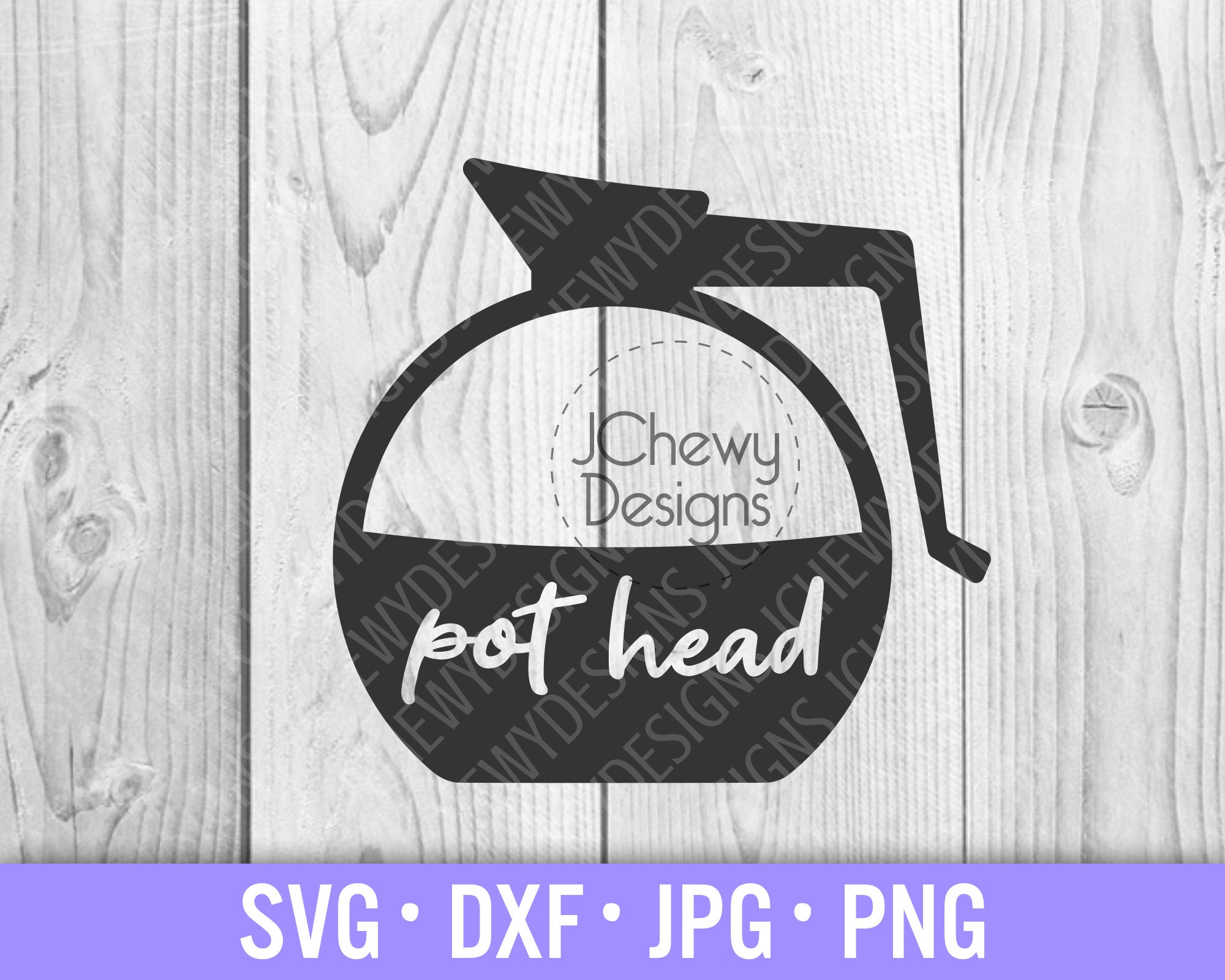 Coffee Pot Head SVG Coffee Lover Svg Coffee Svg Funny - Etsy