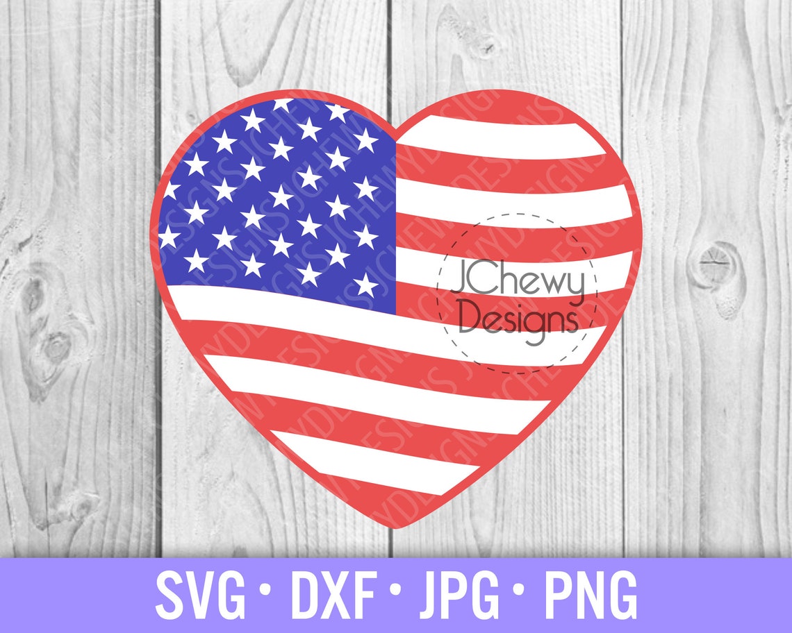 American Flag Heart SVG American Heart Svg American Flag - Etsy