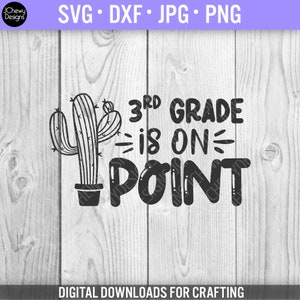 3rd Grade is on Point SVG Back to School 3rd Grade Svg 3rd - Etsy