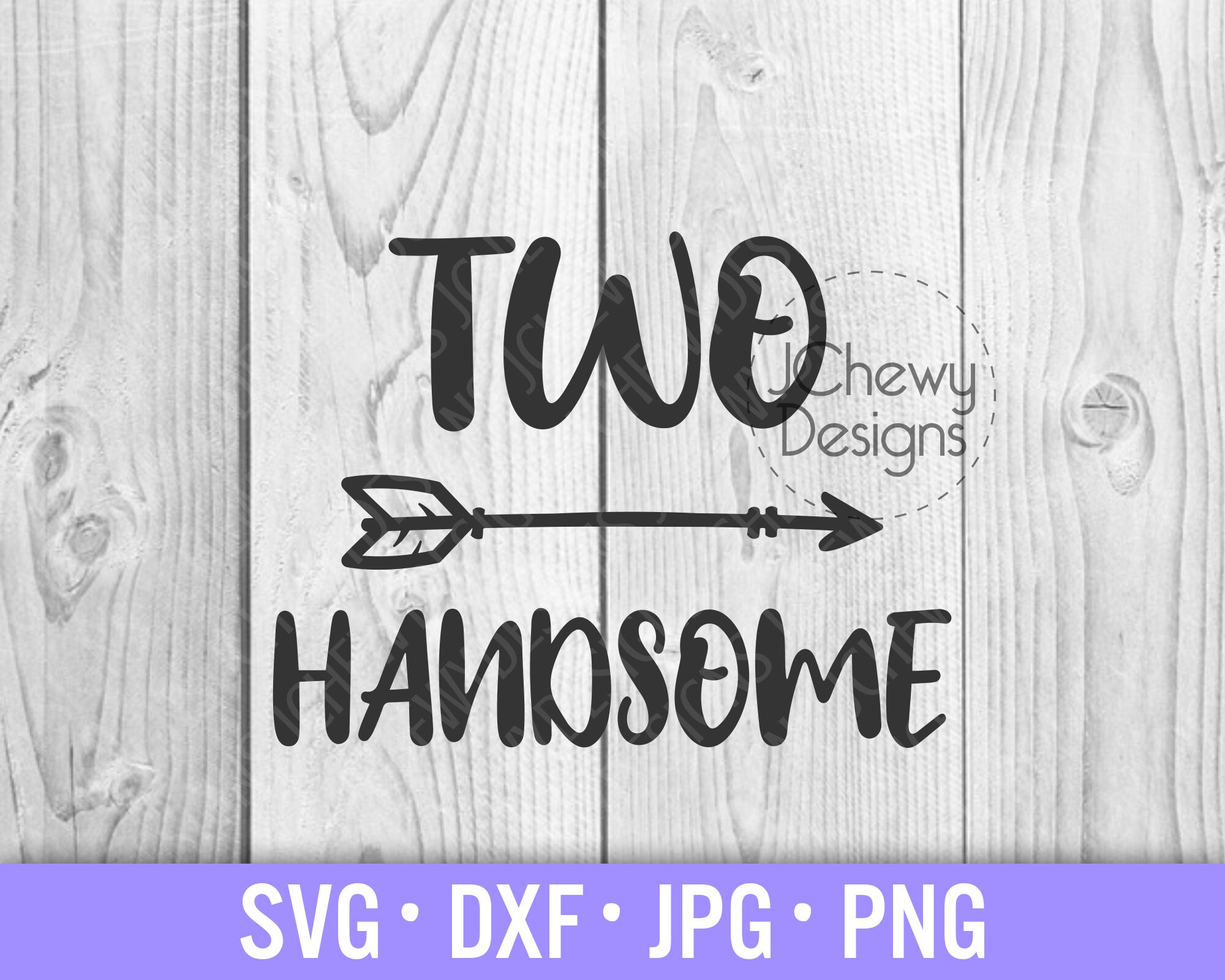Two Handsome SVG - 2nd Birthday Svg - Birthday Svg - Second Birthday ...