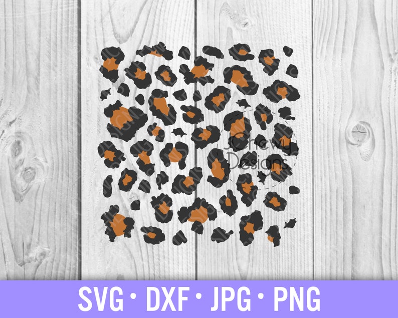 Leopard Print SVG Fuzzy Leopard Print Svg Cheetah Print - Etsy