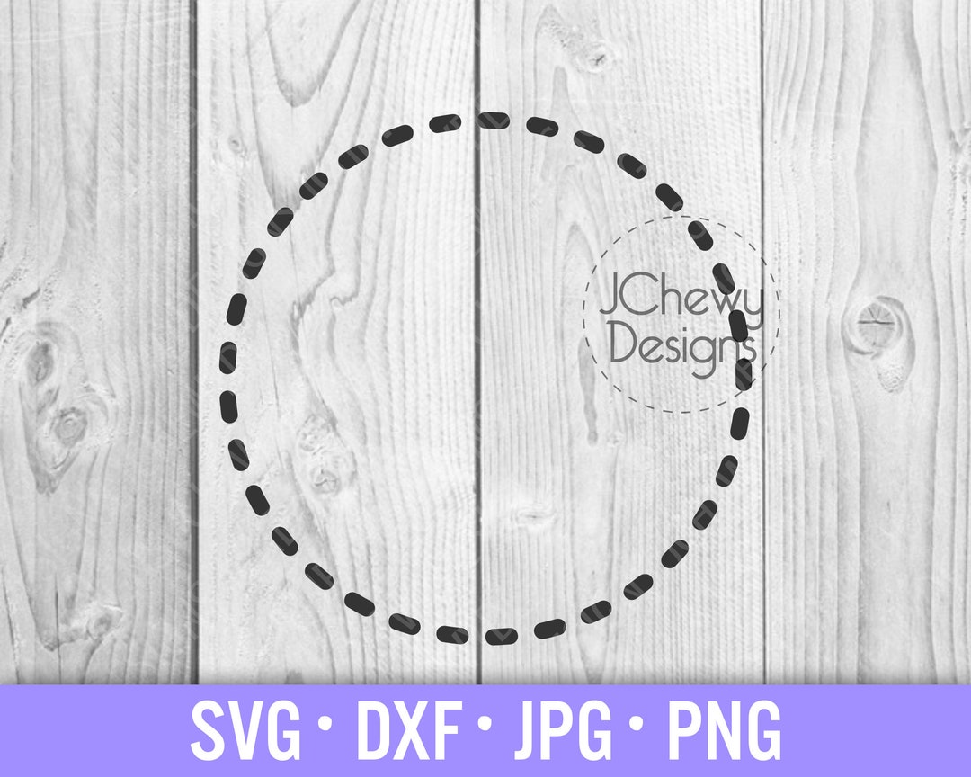 Dotted Circle Monogram Frame SVG - Monogram Frame Svg - Circle Monogram Svg - Dotted Monogram ...