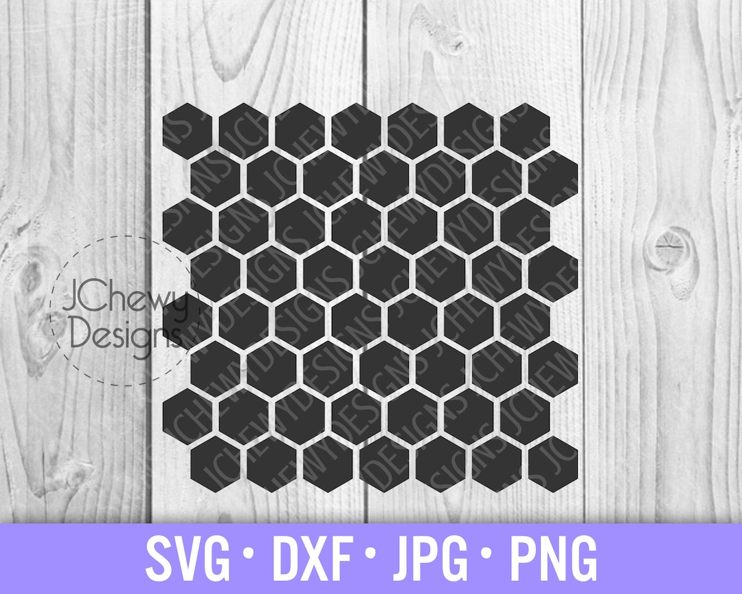 Honeycomb Pattern SVG - Hexagon Pattern Svg - Diamond Pattern Svg - Bee ...