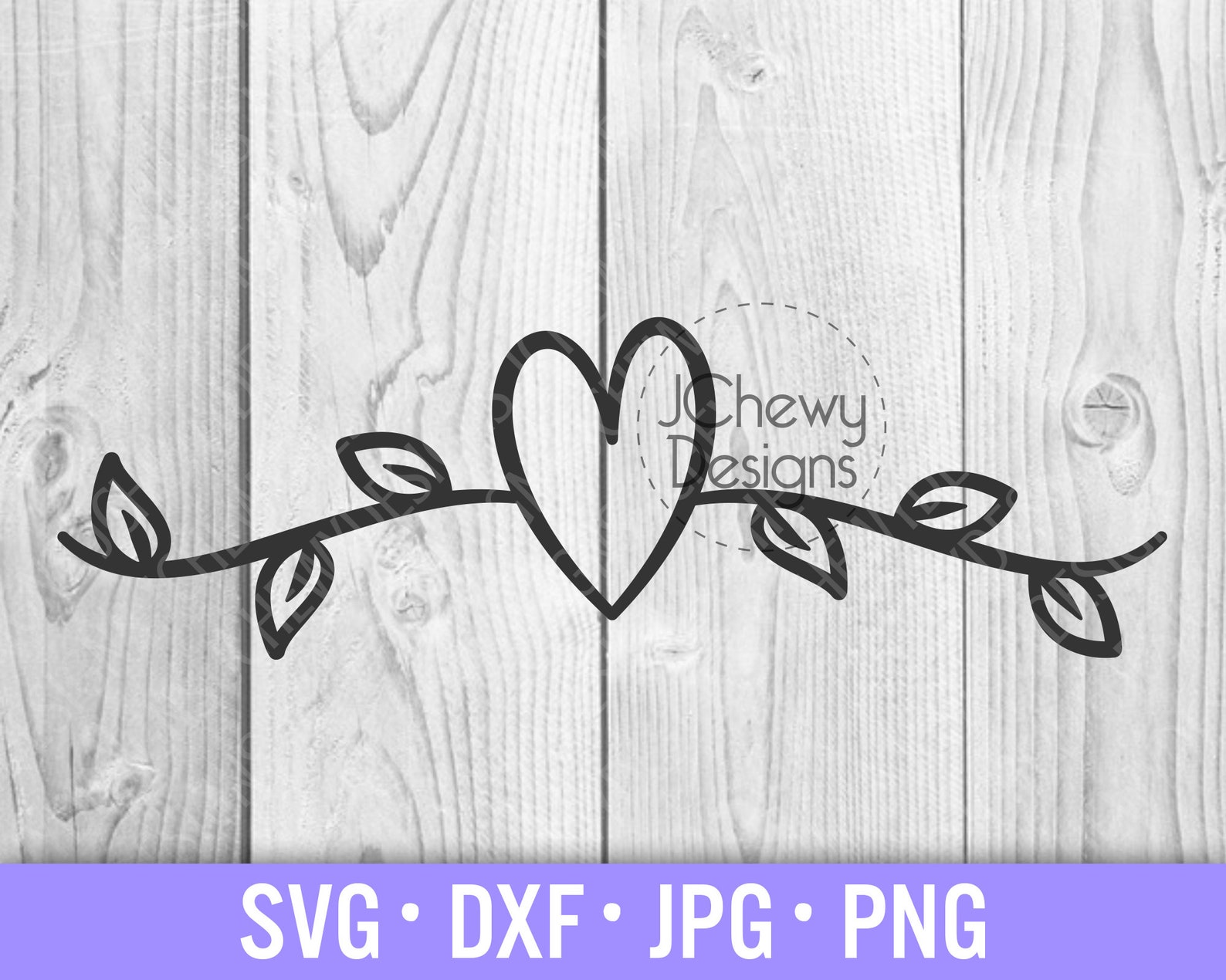 Heart Branch Flourish Svg Heart Flourish Svg Flourish Svg Etsy