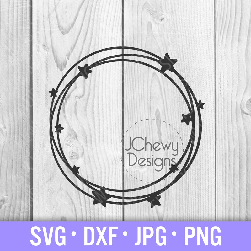 Monogram Frame Svg - Etsy
