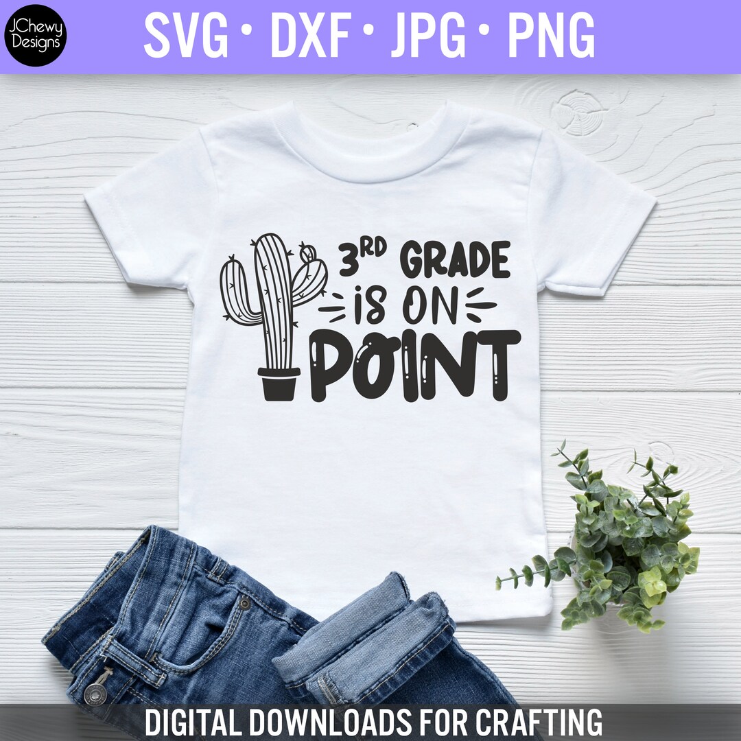 3rd Grade is on Point SVG Back to School 3rd Grade Svg 3rd - Etsy