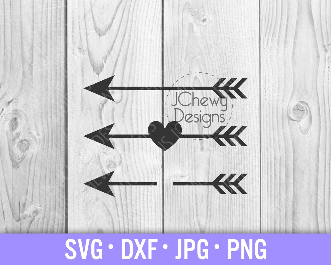 Split Heart Arrow SVG - Split Arrow Svg - Arrow Monogram Svg - Arrow ...