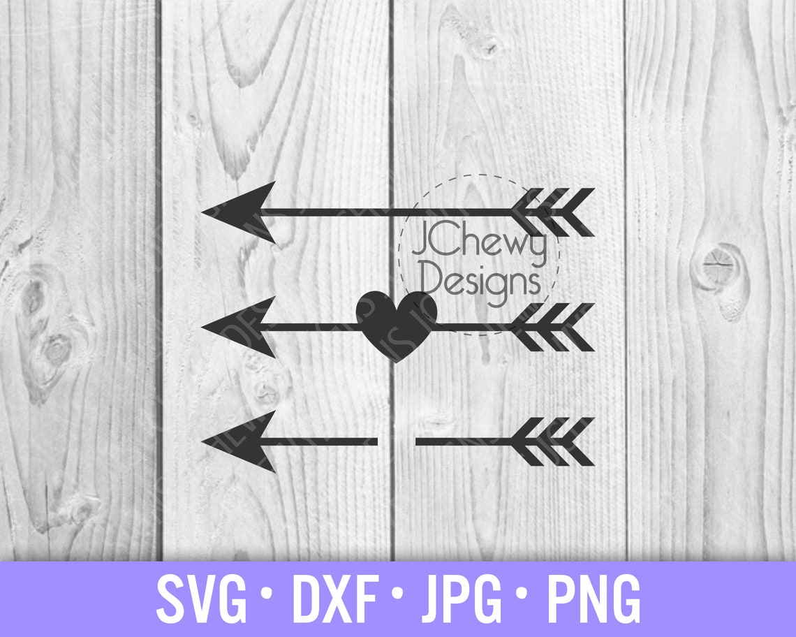 Split Heart Arrow SVG Split Arrow Svg Arrow Monogram Svg - Etsy