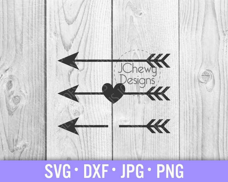 Split Heart Arrow SVG Split Arrow Svg Arrow Monogram Svg - Etsy