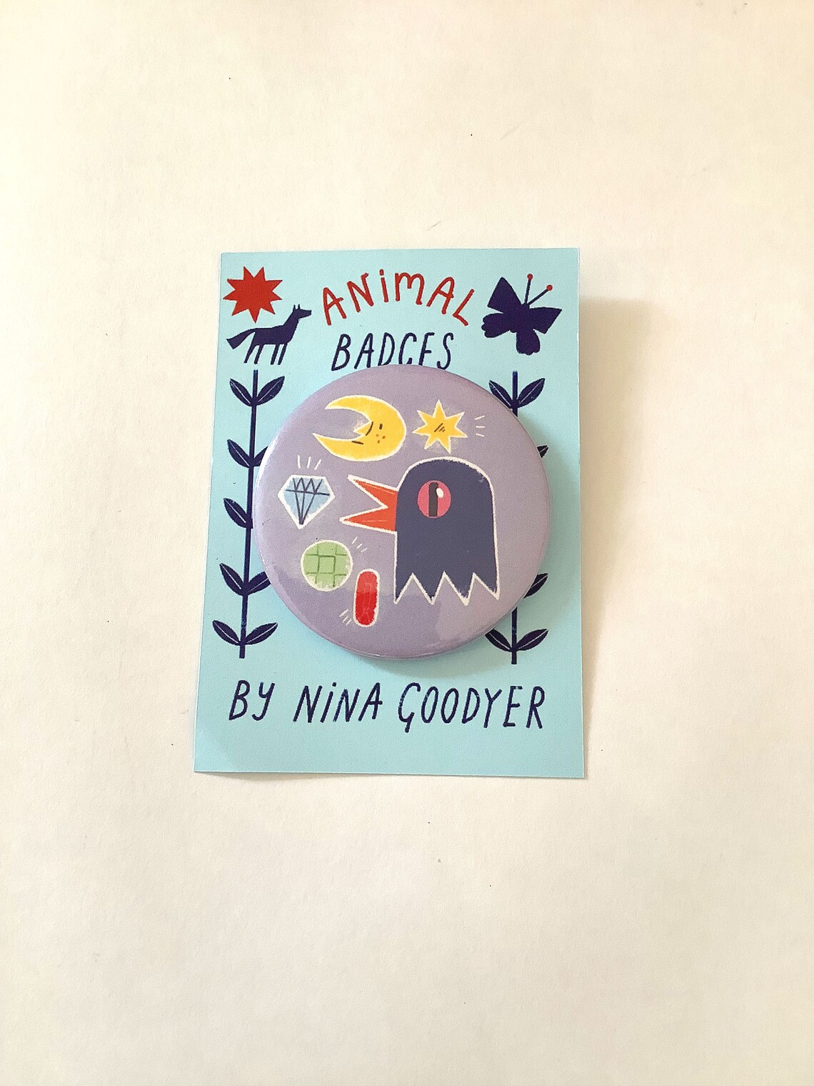 Animal Badges - Etsy