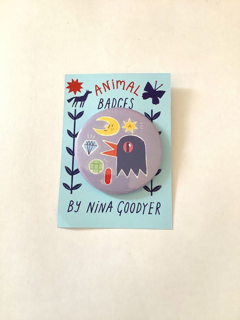 Animal Badges - Etsy