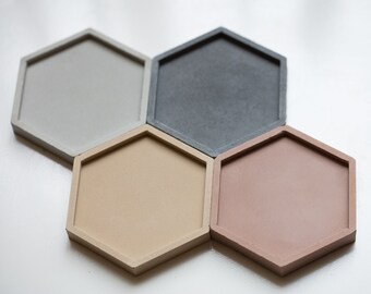 Hexagon Coasters | Etsy