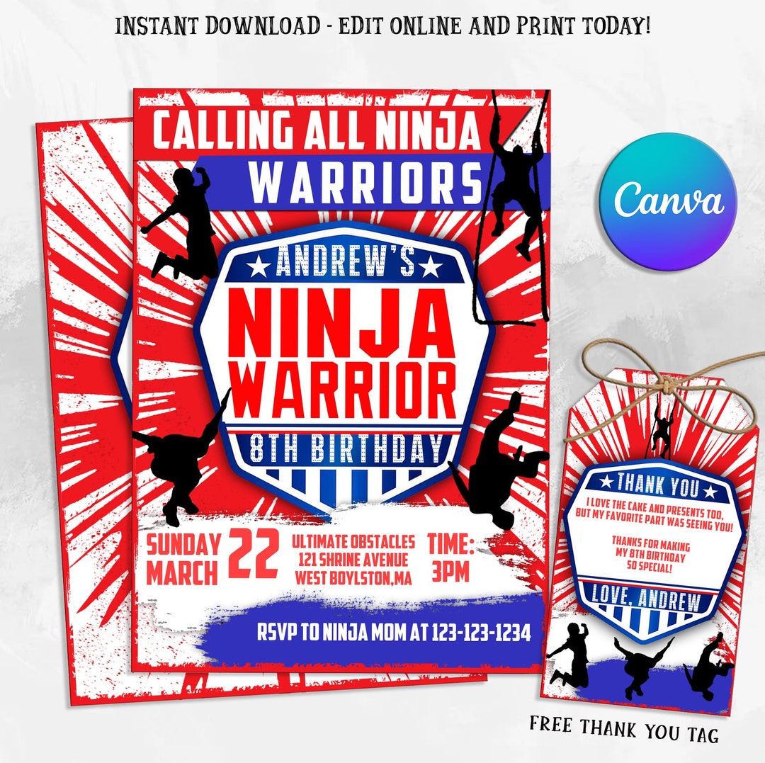 Editable Birthday Party Invitation, Digital Invitation, Birthday Invite ...