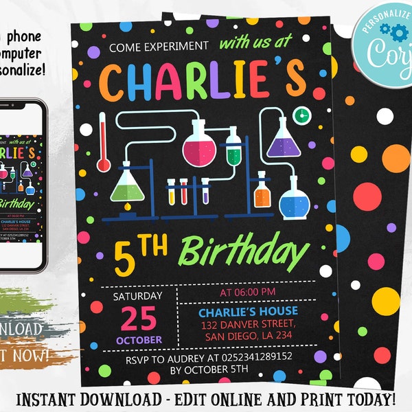 Science Party - Etsy